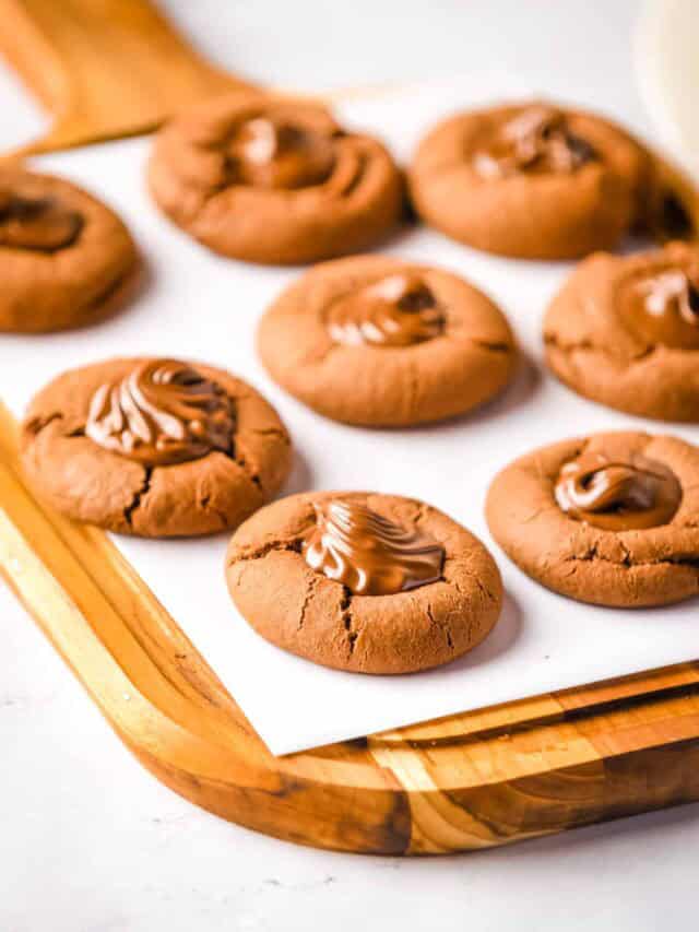 3 Ingredient Nutella Cookies - Urban Farmie