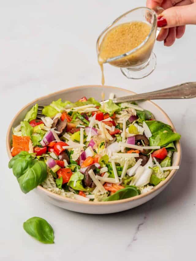 Quick Italian Chopped Salad - Urban Farmie