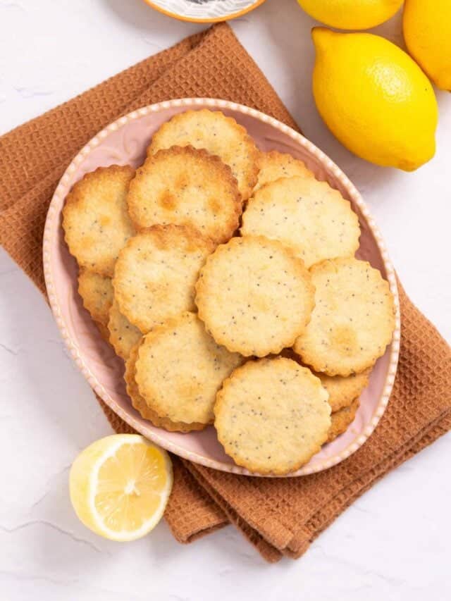 Lemon Shortbread Cookies - Urban Farmie